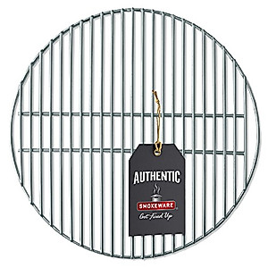 SMOKEWARE Stacker & Grill Grate Combo (Top Grate and Stacker Only) – Compatible with Large Big Green Eggs, Stainless Steel Grill Accessories …