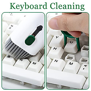 walrfid Laptop Phone Screen Cleaner Spray Computer Keyboard Earbud Cleaning Kit for Mac MacBook iPhone iPad iWatch iPod AirPods Earbuds Pro, Cleaners Pen with 5ml Touchscreen Cleaners Mist - Green