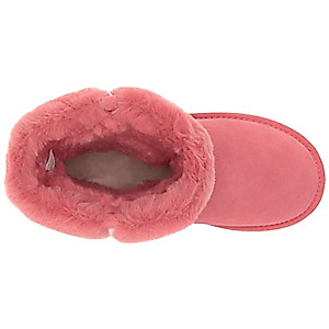 Koolaburra by UGG Girls Aubrei Short Fashion Boot, Tea Rose, 2 Little Kid US