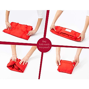 Kiddi Go Backless Booster Seat Bag (Red)