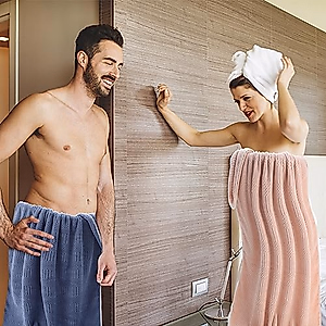 Bath Towels, Luxury Bath Towels, 27.5 X 55.1 Inches Highly Absorbent Quick Dry Towel, High Density Polyester Coral Fleece Easy to Carry for Bathrooms, Hotels, Spas, Kitchens, Gyms #