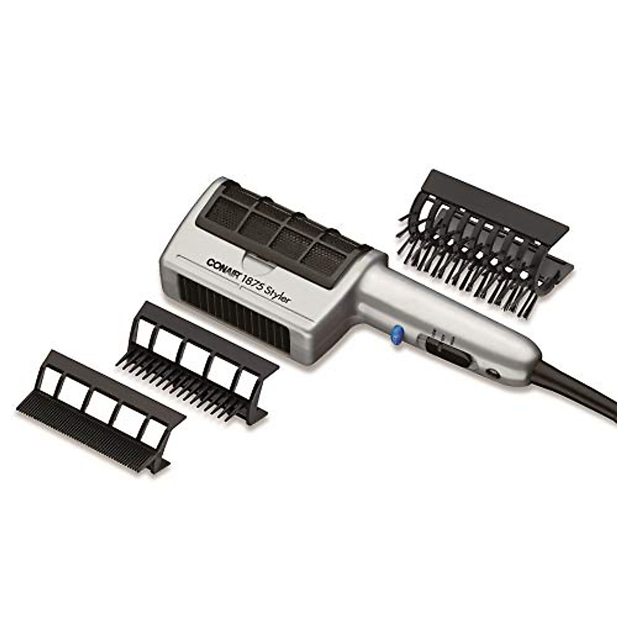 Conair 3-in-1 Styling Hair Dryer, 1875W Hair Dryer with 3 Attachments