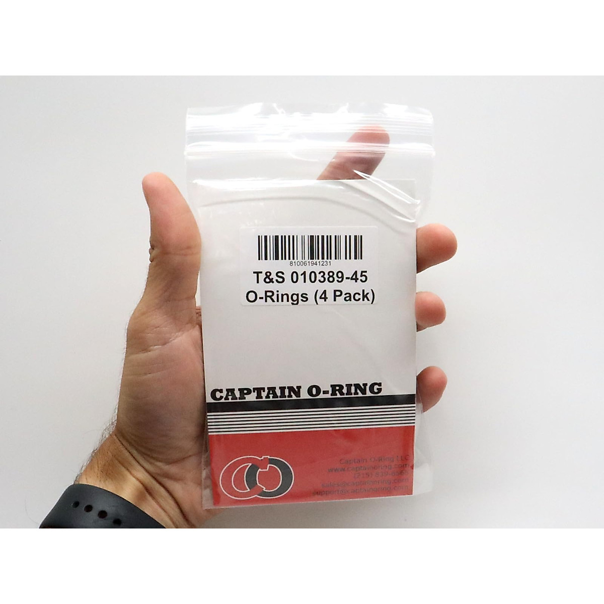 Captain O-Ring – Replacement Plunger O-Rings for 3-Tier Sink Drain, T&S Brass 010389-45 Twist Waste Drain Valve Rubber Stopper Oring (4 Pack)