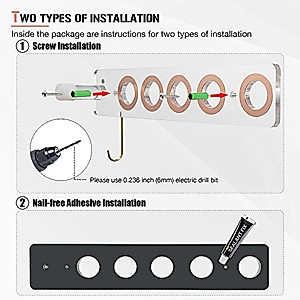 HeyMoonTong Hair Dryer Holder for Dyson, Acrylic Wall Mount Bracket Stand Storage Rack Organizer Fits for Dyson Supersonic Hair Blow Dryer, Space Organizer for Bathroom/Bedroom/Washroom (Transparent)