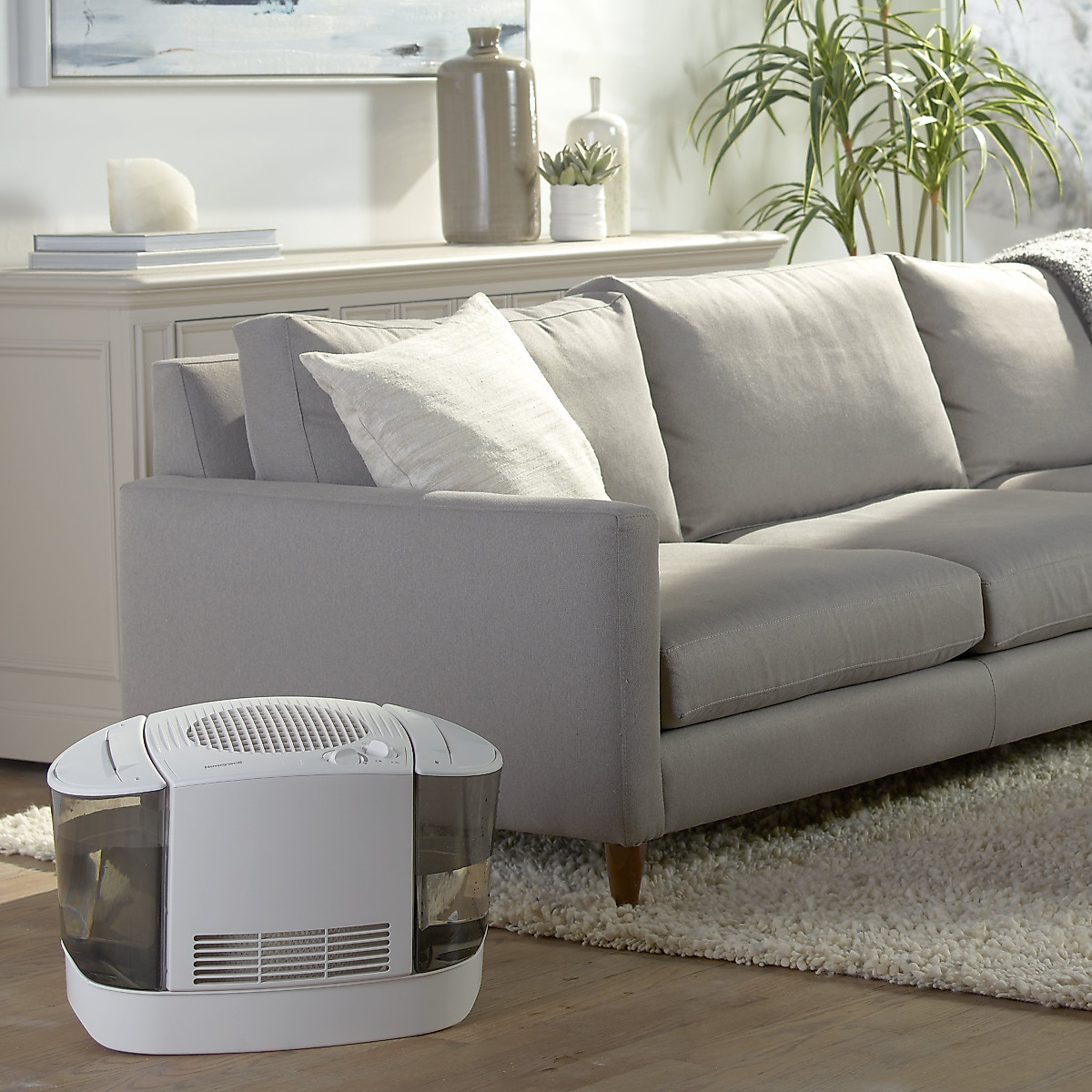 Honeywell PUR HEV685W Top Fill Console Humidifier, Large, White