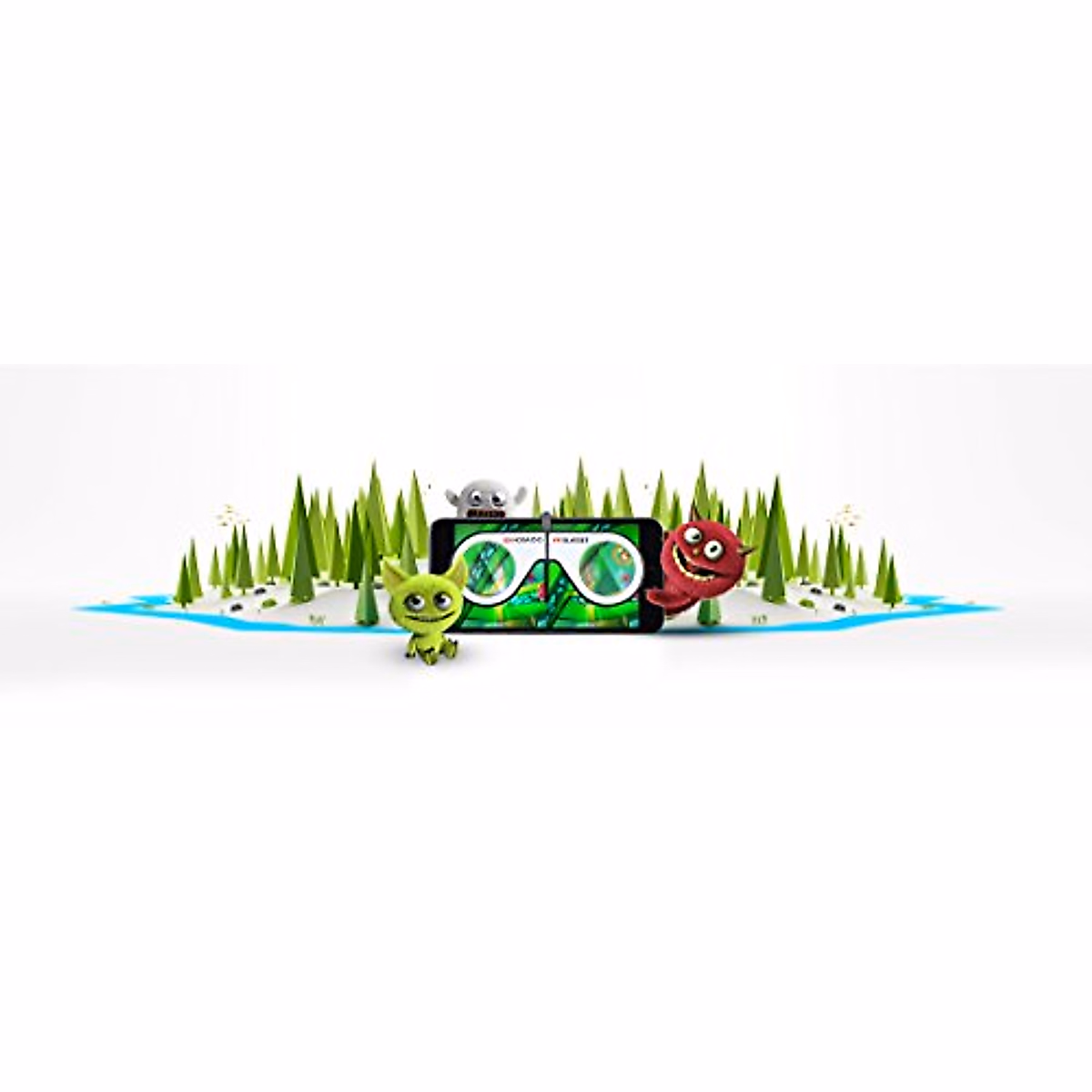 Homido Mini Virtual Reality Glasses for Smartphone Foldable VR Headset Compliant with iPhone & Android Cell Phone Vr Games and 3D Movies