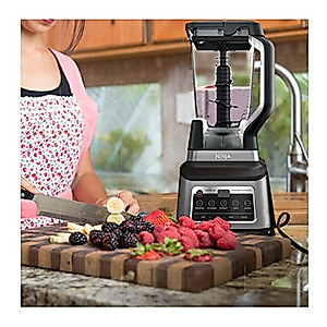 Ninja Professional Plus Kitchen System with Auto IQ 1400 Wp 5 Smoothies Function, Chopping and Dough Bundle with Four 16-oz cups with sipping lids (2 Items)