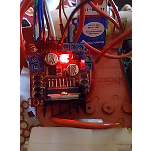 Ardest L298N Dual H-Bridge Motor Drive Controller for Arduino Smart Car Robot Power Stepper Motor Driver Module