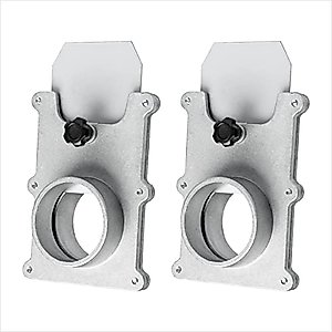 POWERTEC 70134-P2 2-1/2-Inch Aluminum Blast Gate for Dust Collector, Dust Collection Fittings - 2 PK