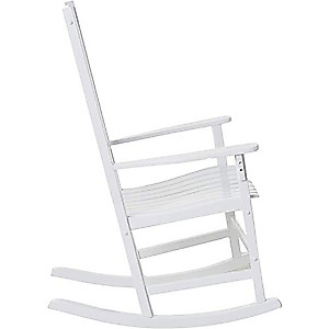 Cambridge Casual Bentley Porch Rocking Chair, Cream White