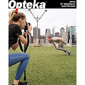 Opteka 72-Inch Photo Video Monopod with Quick Release for Digital SLR Cameras and Camcorders