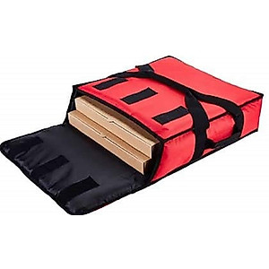 Pizza Delivery Red Bag Thick Insulated - Holds up to Two 16" or 18" Pizzas | Thermal Bags Inc