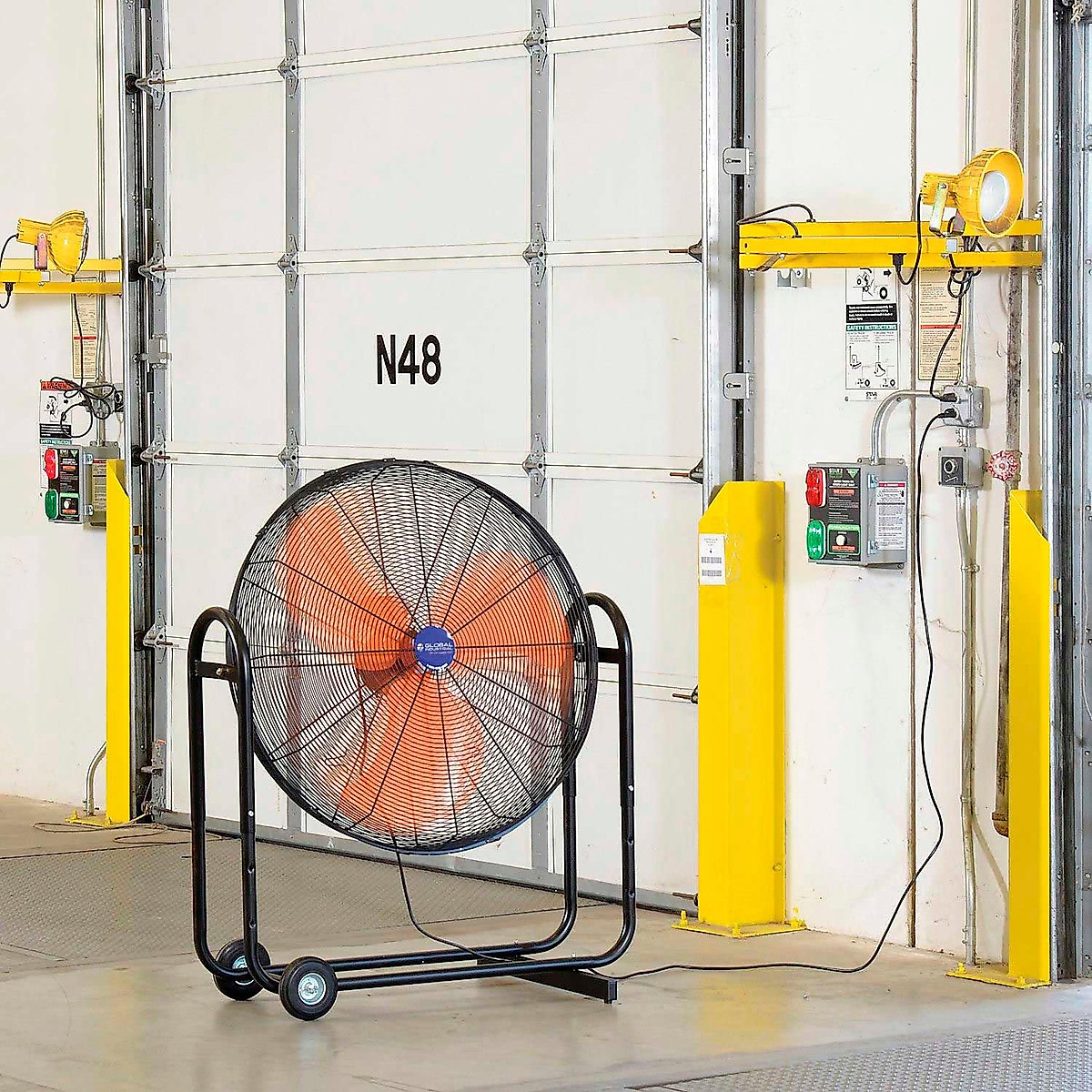 Global Industrial 36" Portable Tilt Blower Fan, Direct Drive