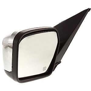 Kool-Vue Mirror Driver Side Compatible with 2006 Lincoln Zephyr & 2007-2010 MKZ Power Glass, Heated, With memory, With Puddle Light - FO1320322