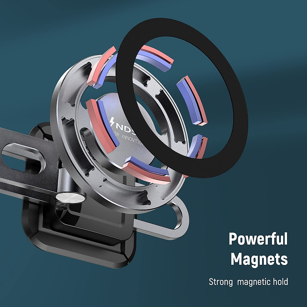 Mindsky Magnetic Phone Mount Compatible with Mag-Safe for Tesla 3 / Y/S/X Accessories Cellphone Holder for Car Screen/Dashboard