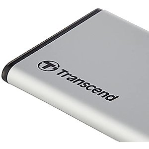 Transcend 2.5” SSD/HDD USB3.0 Enclosure, Aluminum case, UASP Supported, One Touch Backup - TS0GSJ25S3