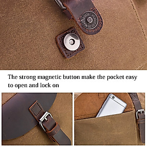 Oversized Travel Duffel Bag Waterproof Canvas Genuine Leather Weekend bag Weekender Overnight Carryon Hand Bag Brown