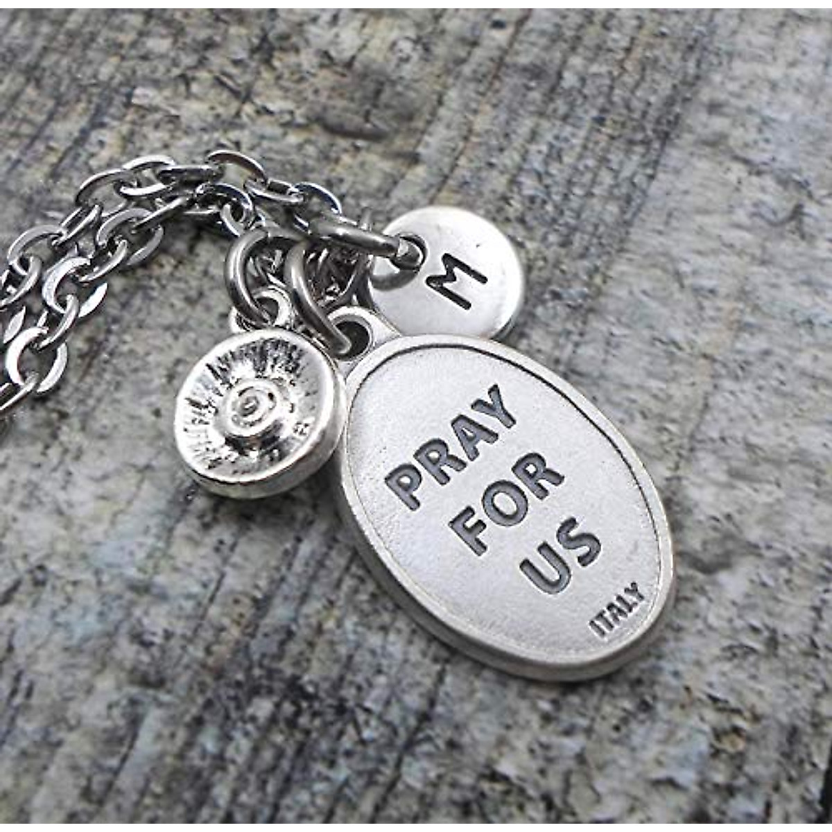 St. Elizabeth Ann Seton Necklace, Keychain or Clip, Patron Saint Confirmation Gift, Birthstone Crystal and Initial Charm