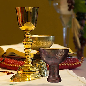 Zerodeko Holy Cup The Last Crusade Cup Christ Chalice Crafts Resin Replicas Props Collectible Decorative Ornaments for Halloween Cosplay Costume Props