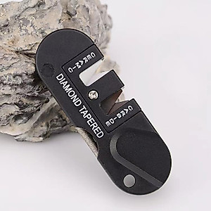 🍀 AIUSD Clearance 🍀, Outdoor Pocket Folding Knifes Sharpener Ceramic Carbide Diamond Tapered Tools