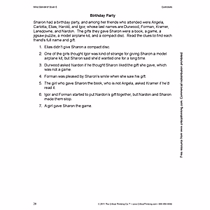 Mind Benders: Deductive Thinking Skills, Book 6, Grades 7-12+