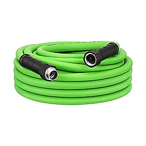 DEWENWILS Garden Hose 25 ft x 5/8", Water Hose with SwivelGrip, Heavy Duty, Lightweight, Flexible Hose for Plants, Car, Yard, 3/4 Inch Solid Fittings, Drinking Water Safe