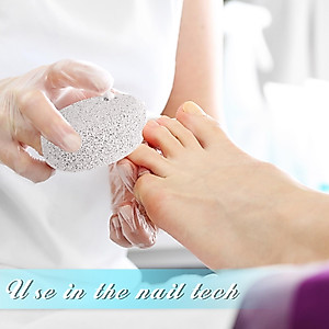 Umigy 20 Pack Natural Pumice Stone for Feet Lava Pedicure Tools Hard Skin Callus Remover for Men Women Feet and Hands Natural Foot File Exfoliation to Remove Dead Skin, Elbows (White)