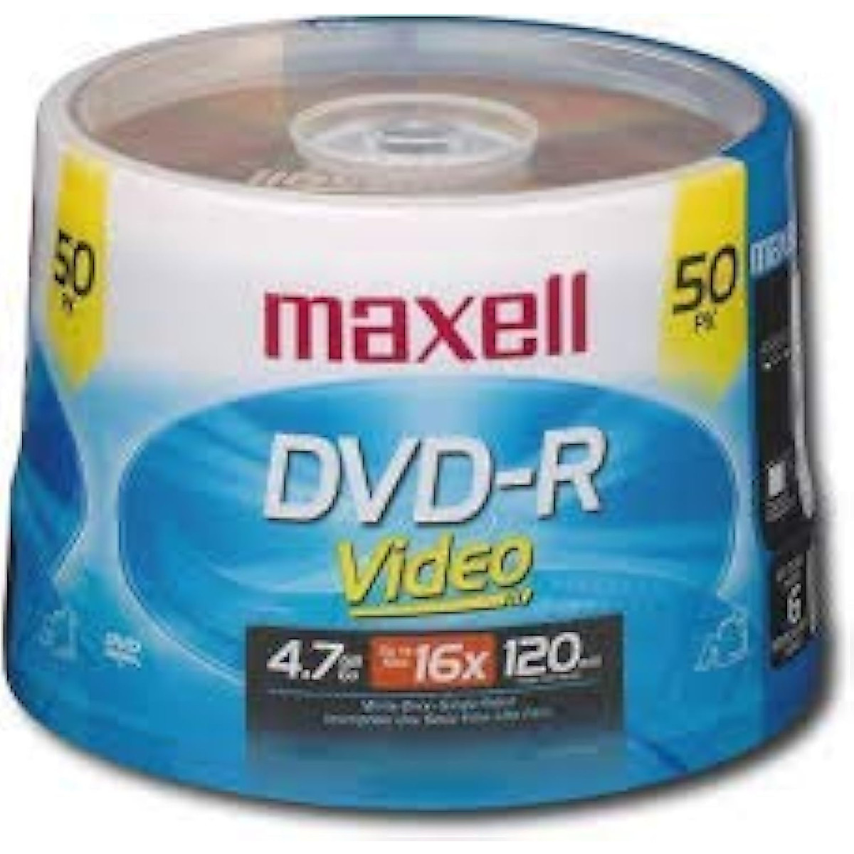 Maxell DVD-R Video 4.7 GB / 120 Min / 50 Pack