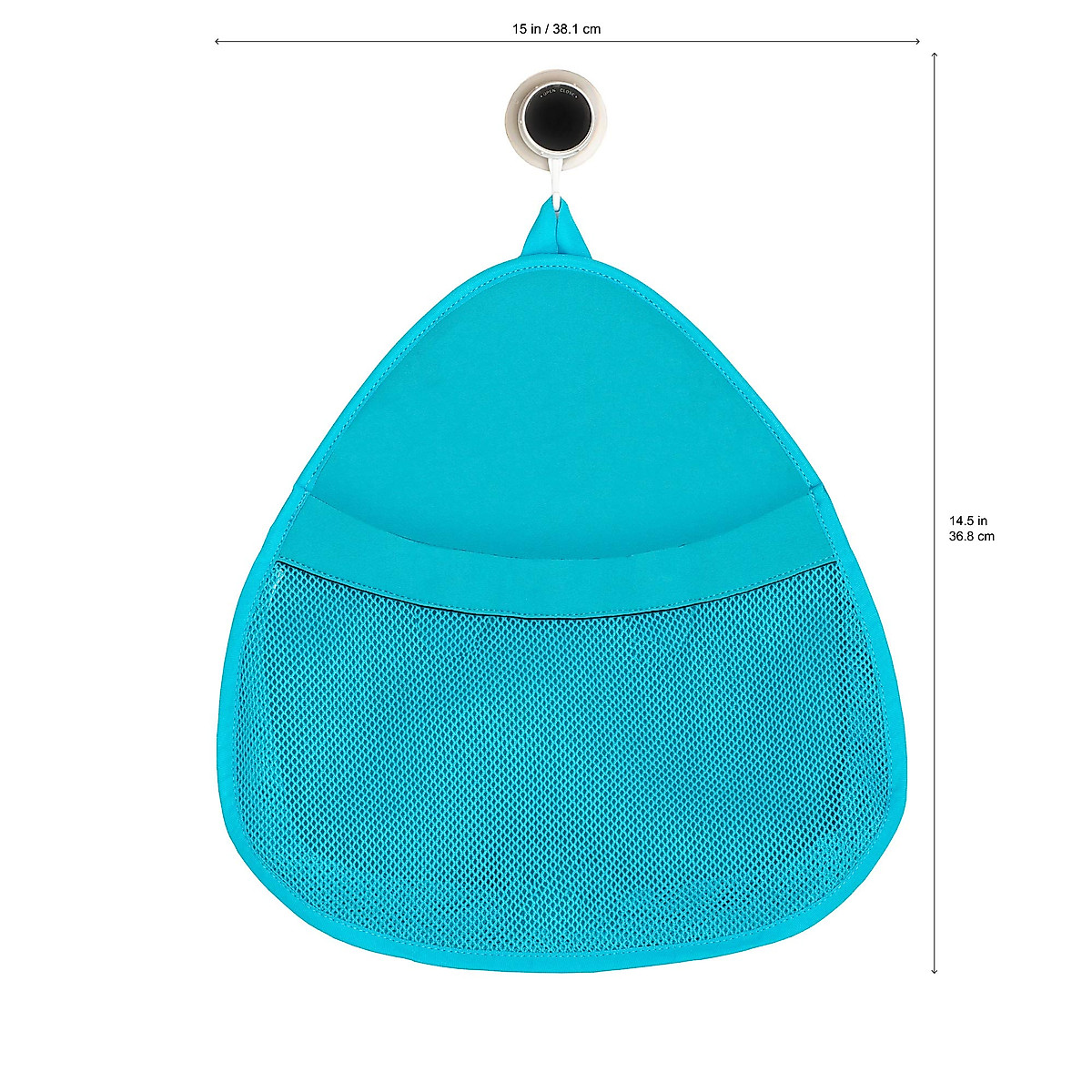 3 Sprouts Hanging Bath Toy Holder for Bathtub - Storage Caddy with Baby Organizer - Shower & Bath Tub Toy Storage Basket, Walrus