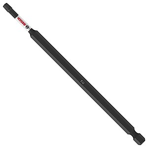 BOSCH ITSQ36B 10-Pack 6 In. Square #3 Impact Tough Screwdriving Power Bits