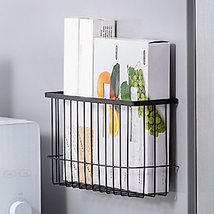 Alipis Kitchen Storage Shelf Kitchen Wall Basket Shower Basket Wall Hanging Basket Bathroom Toiletries Basket Hanging Wall Basket Sundries Storage Holder Iron Storage Basket Wall-mounted