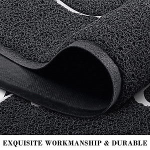 Door Mat (30"x17.5"), Durable Floor Mat Front Door Mat Welcome Door Mats Outdoor Rug Indoor Non-Slip Door Mat for Entryway, Home Entrance, Patio, High Traffic Areas