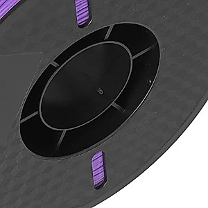 3D Printer Roll Filament, Smokeless Plastic Shell 1kg Spool 1.75mm PLA Print Filament High Accuracy for Industrial Devices(Purple)