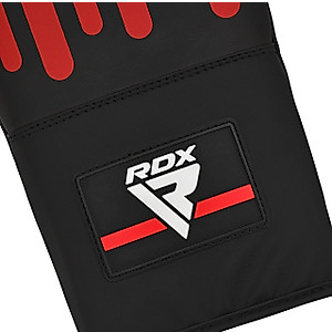 RDX Bag Gloves for Heavy Punching Training, Maya Hide Leather Punch Mitts for Boxing, Muay Thai, Sparring, Kickboxing, Martial Arts, MMA, Ideal for Thai pad, Focus Pads, Double End Speed Ball Workout