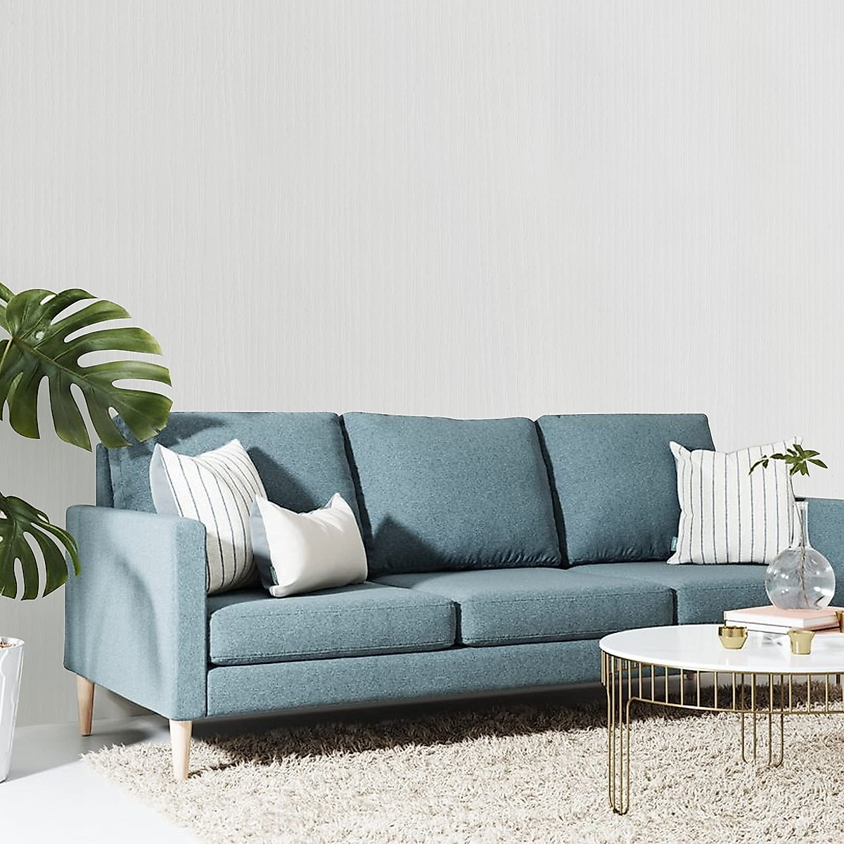 White Wood Contact Paper 35.6" X 118" Decorative Shiplap Self-Adhesive Film for Furniture Real Wood Tactile Easy to Clean Perfectly Covers The Surface Without Passing Through The Primary Colors