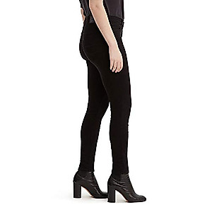 Levi's Women's 711 Skinny Jeans Pants, -soft black, 32 (US 14) S