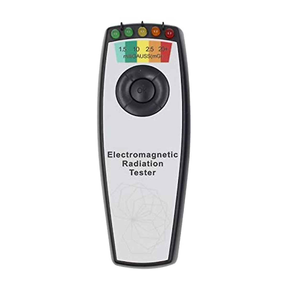 Tookie LED EMF Meter Magnetic Field Detector Ghost Hunting Indoor Outdoor Home School(Black)