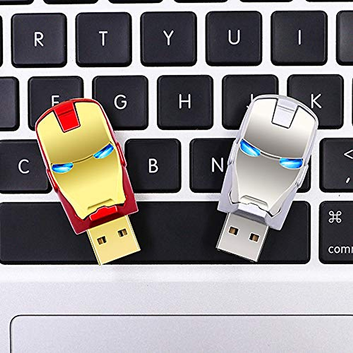 USB Flash Drive Cool Pen Drive 128gb 64gb 16gb 32gb 8gb Easy Storage Memory Card (16GB, Gold)