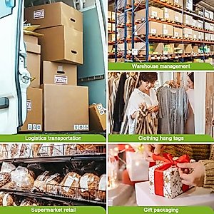 Anylabel Compatible 2" x 1" Direct Thermal Labels Replacement for Barcodes Postage Address Shipping Compatible with Rollo & Zebra Desktop Printers Adhesive & Perforated (24 Rolls, 1300 Labels/Roll)