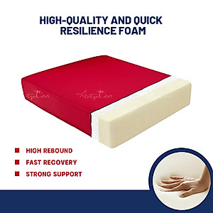 ARTPLAN Indoor/Outdoor All Weather Chair Cushions Set Deep Seat Back Pillows Outdoor Cushions for Patio Furniture