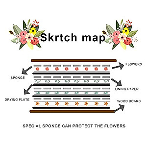 Worown Professional Flower Press Kit, Leaf Press, Plant Press, 6 x 8 inch 6 Layers Nature Press Kit Including Instructions