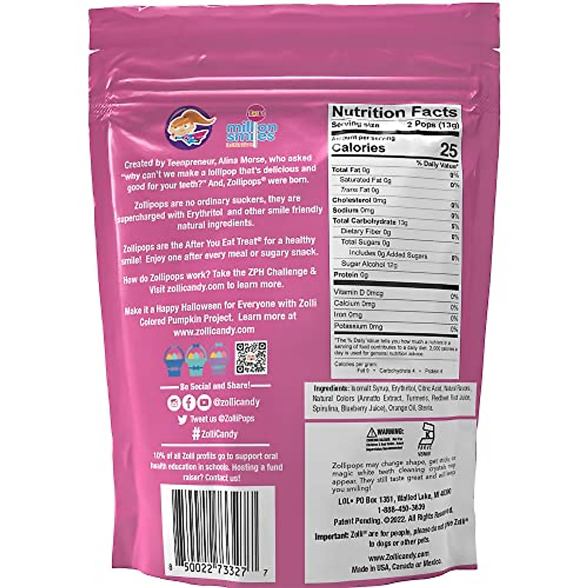 Zolli Ball Popz Easter Edition - Bunny Shaped - 5.2oz for a Festive and Delicious Seasonal Treat