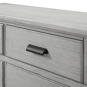 Delta Children Simmons Kids Asher 6 Drawer Dresser with Changing Top, Fully Assembled, Greenguard Gold Certified, Rustic Mist