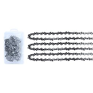 EXCELFU 3 Pack 16 inch Chainsaw Chains 3/8 LP .043 Inch 55 Drive Links fits Stihl MS170 MS180 017 009 019 023 PM400 61 PMM3 55