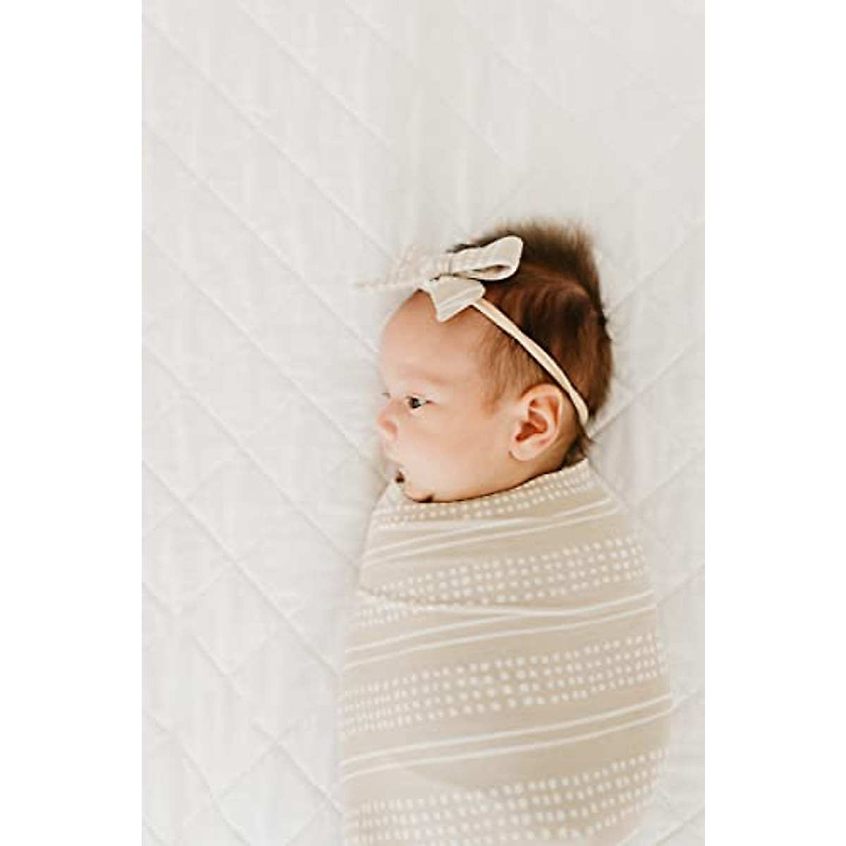 Copper Pearl Large Premium Knit Baby Swaddle Receiving Blanket Clay