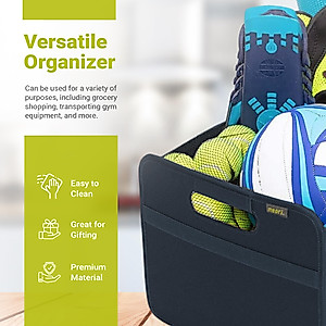 meori A100114 Foldable Classic Large, Marine Blue, Collapsible Box To Organize, Store and Carry Anything and Everything, 1-Pack