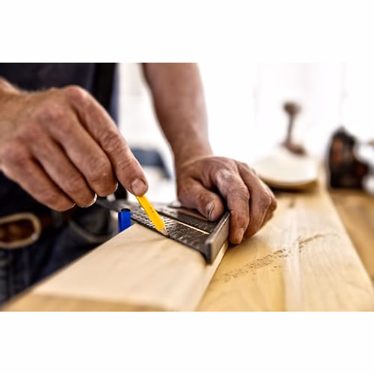 Aongch Tall Stair Gauges for Framing Square, Carabiner Stair guages Knobs Tool for Carpentry Squares Stair and Rafter Gauge Clamps