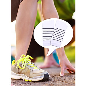 5 Pairs Stripe Toe Socks Finger Socks Low Cut Colorful Socks for Women Girl Supplies (Stylish Style, Classic Colors)