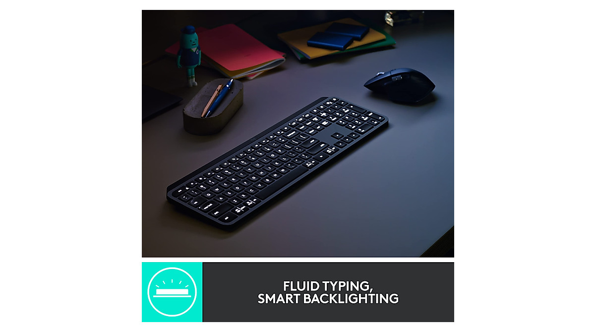 Logitech MX Keys Combo for Business | Gen 2, Full Size Wireless ...