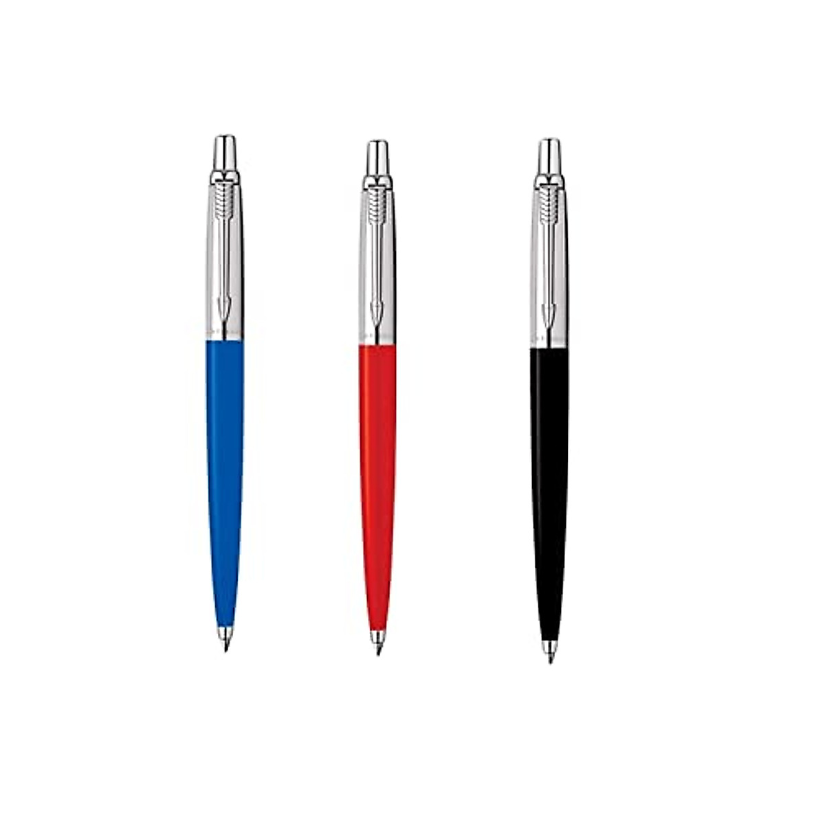 Parker Jotter 3 Colours - 1 Black + 1 Blue + 1 Red Ballpoint Pen